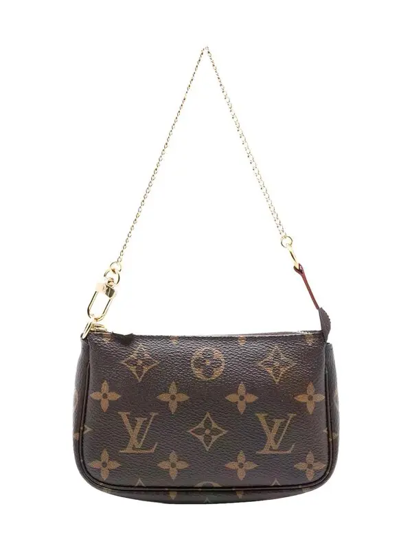 LOUIS VUITTON 2020 Monogram Mini Pochette Accessoires - Brown