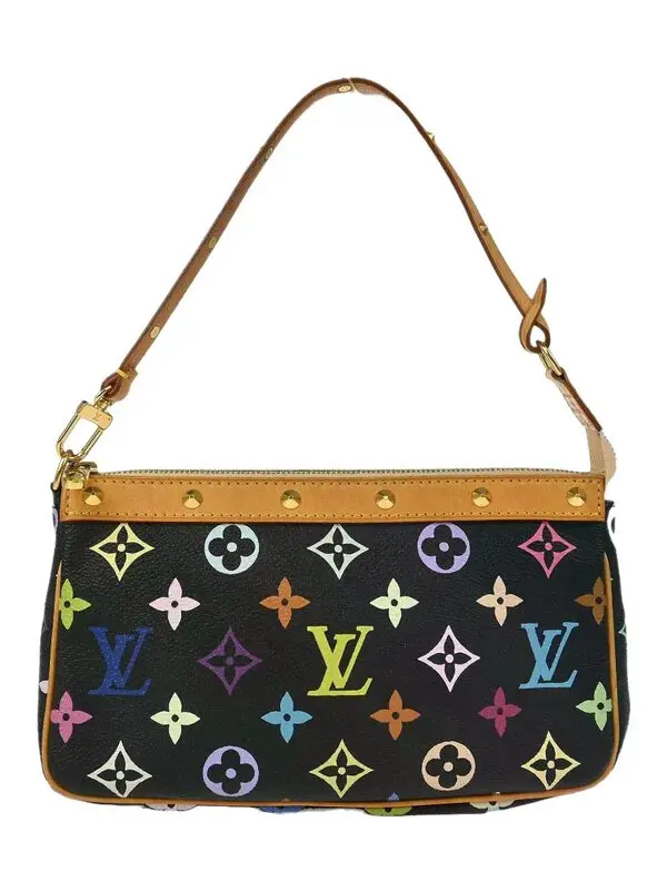 LOUIS VUITTON 2003 Pochette Accessories Shoulder Bag - Black