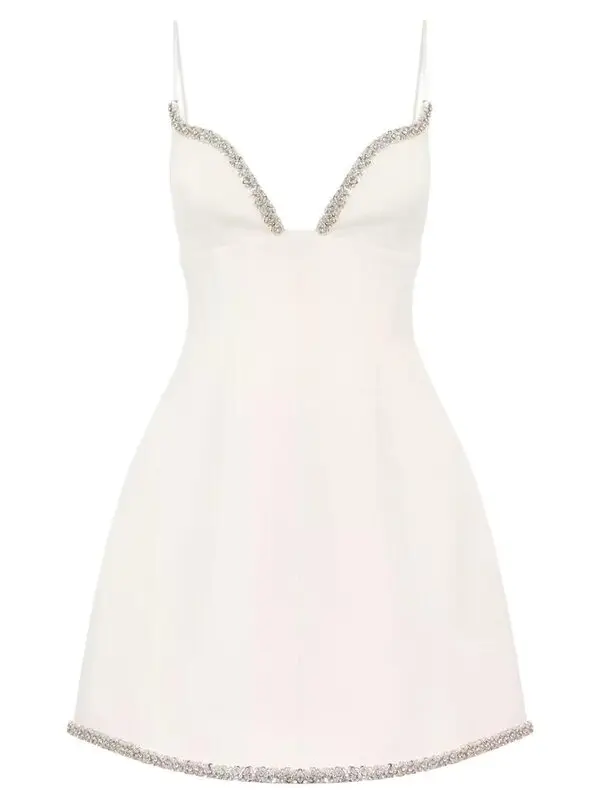 Acler Cranston Embellished Mini Dress - White