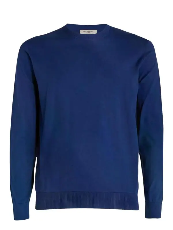 PAOLO PECORA Crew-neck Sweater - Blue