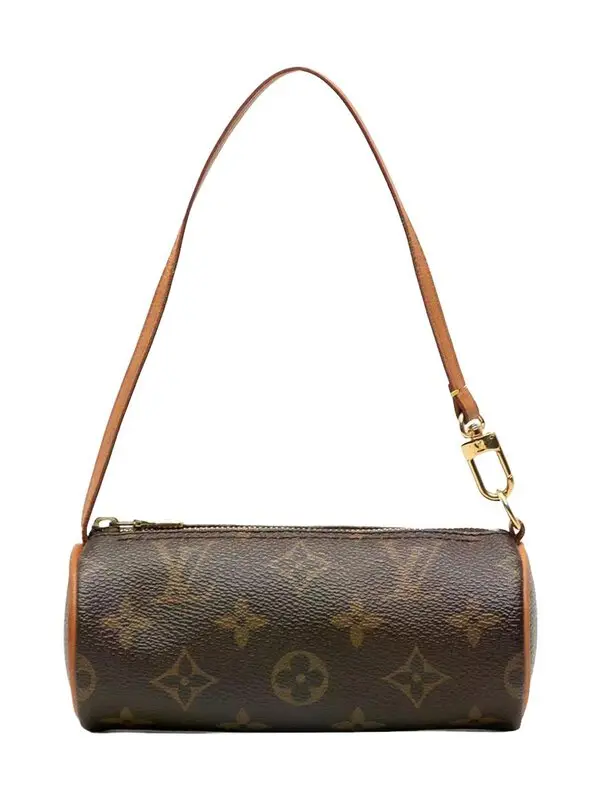 LOUIS VUITTON Monogram Papillon Pochette Handbag 2000-2010 - Brown