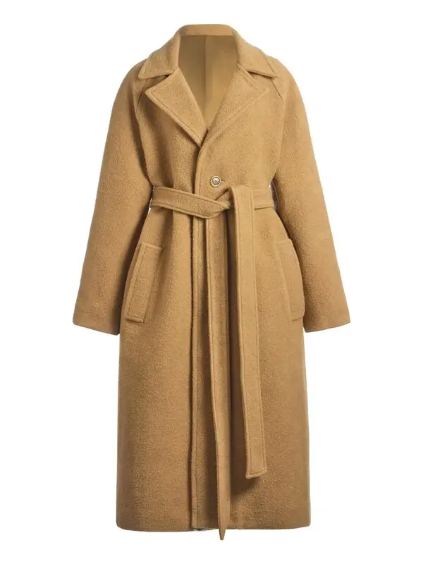 TESS LORENZ Camelhair Overcoat - Camel