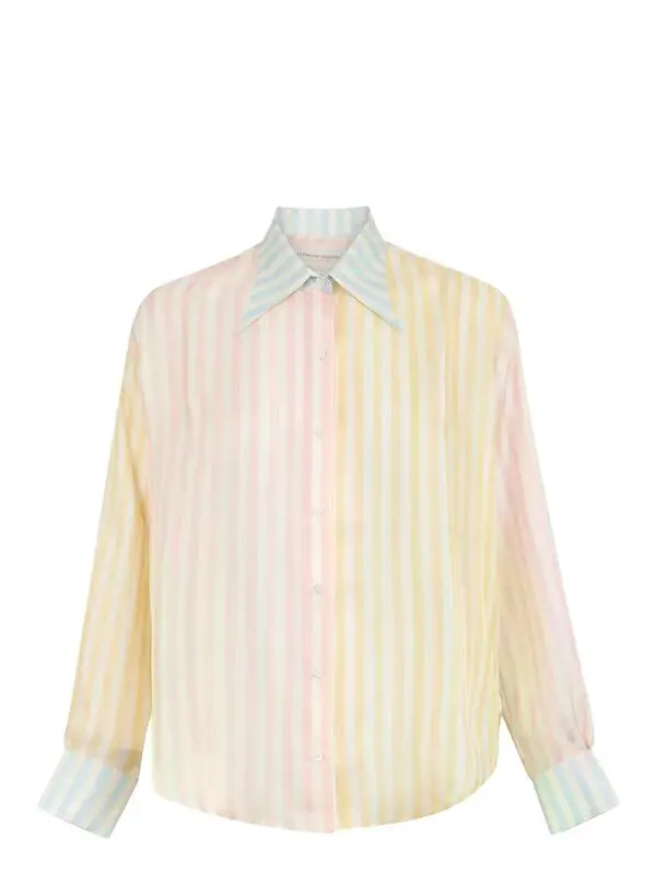 La Prestic Ouiston Brooks Striped Shirt - Pink