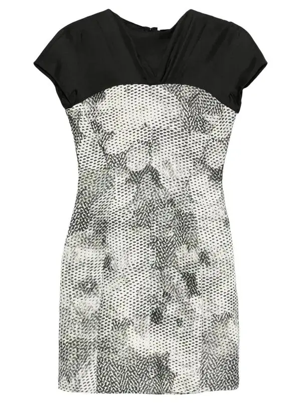 Dior Printed Pattern Top - White