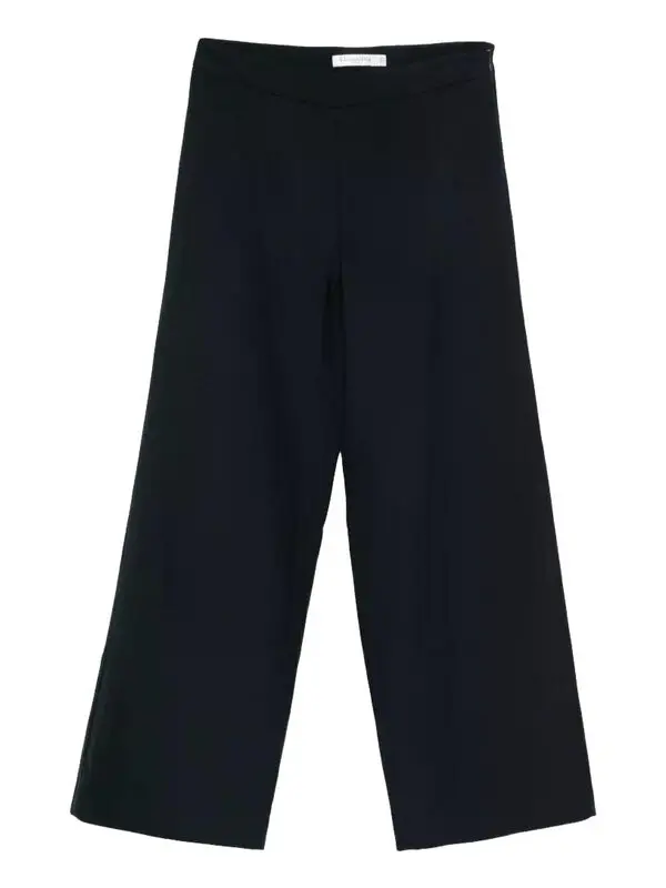 Dior Concealed Fastening Palazzo Pants - Blue