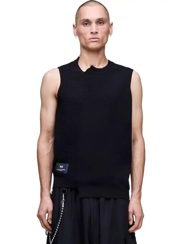 Adidas Gfx Knitted Vest - Black