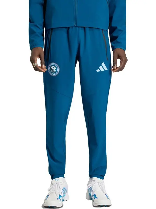 Adidas New York City Fc Tiro Travel Pants Blue Night - Blue Night / Glow Blue