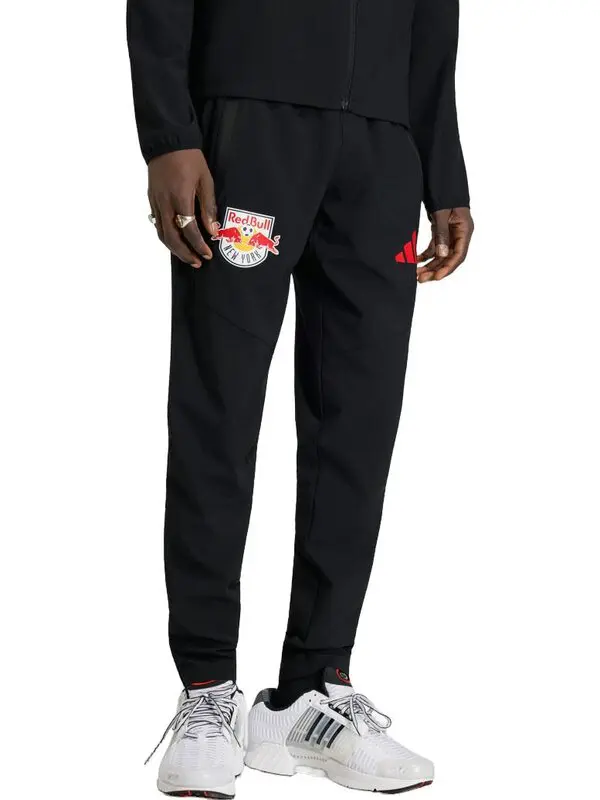 Adidas Red Bull New York Tiro Travel Pants Black - Black / Team Collegiate Red