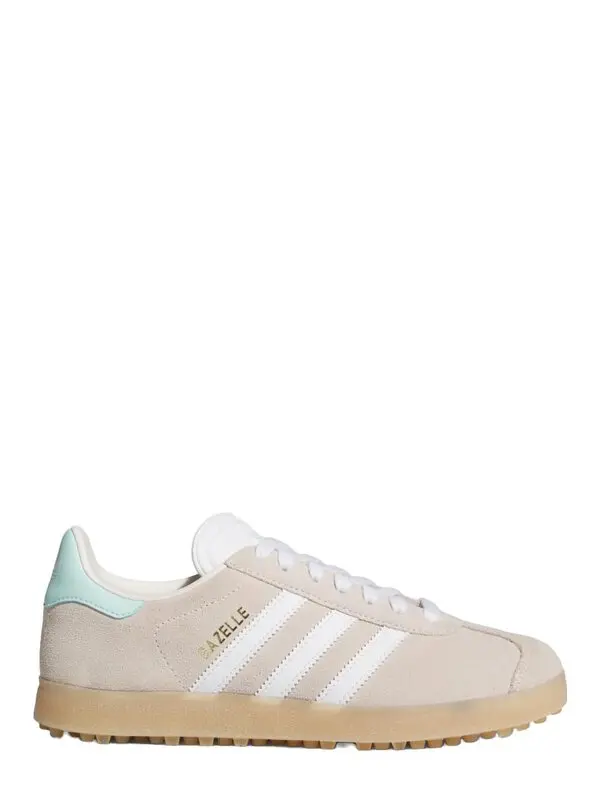 Adidas Gazelle Spikeless Golf Shoes - Chalk White / Cloud White / Clear Mint