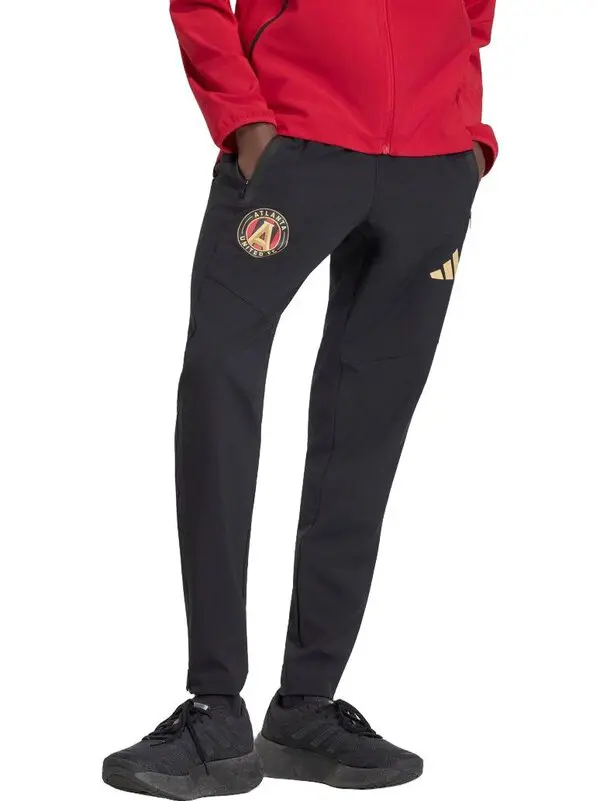 Adidas Atlanta United Fc Tiro Travel Pants - Black / Light Football Gold