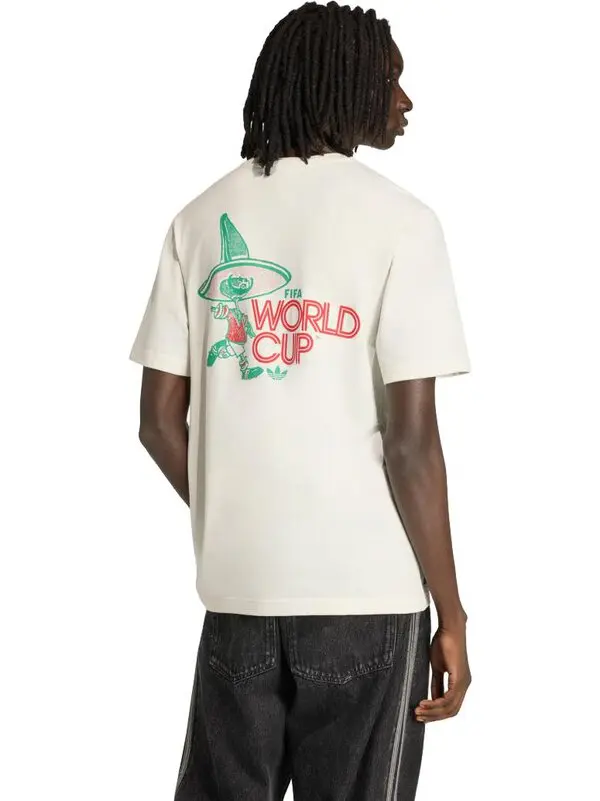 Adidas Fifa World Cup 26™ Pique Mascot T-shirt - Cloud White