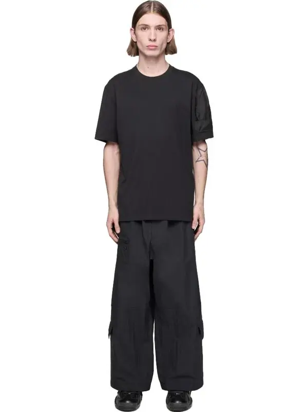 Adidas Cropped Straight Leg Trousers - Black