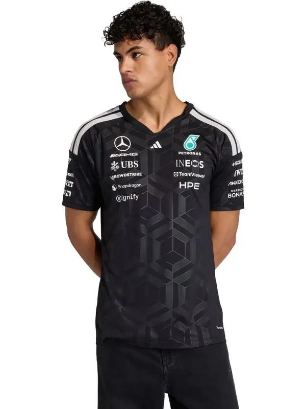 Adidas Mercedes Amg Petronas Formula 1 Team Driver Jersey - Black