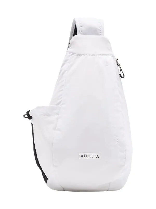 Athleta Crest Sling Bag - White/black