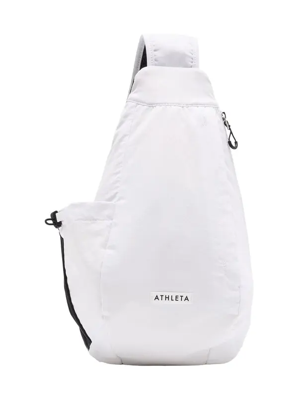 Athleta Crest Sling Bag - White/black
