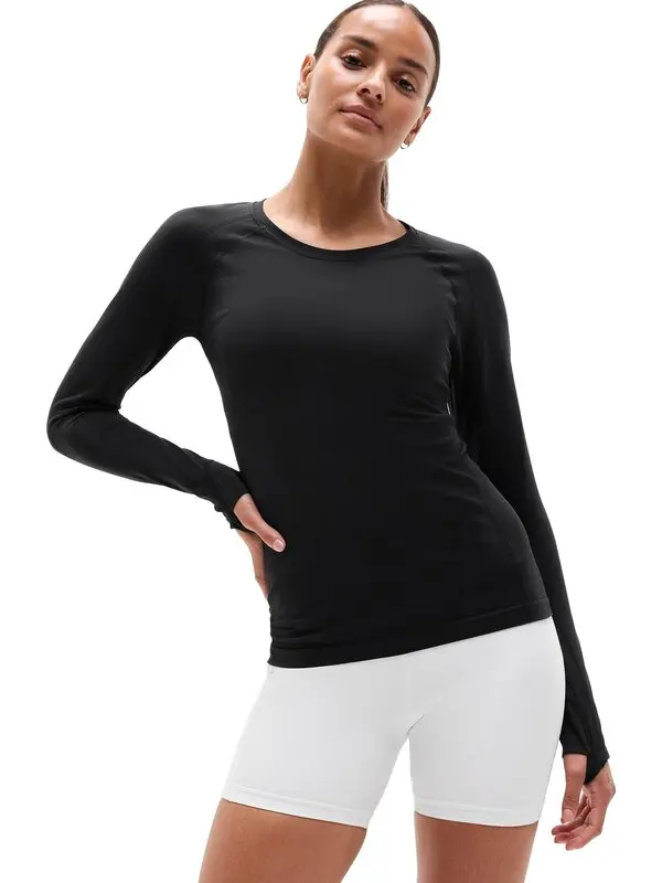 Athleta Momentum Flex Top - Black