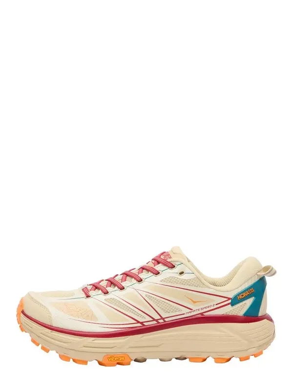 Hoka One One Mafate Speed 2 Sneaker - Cream/pepper