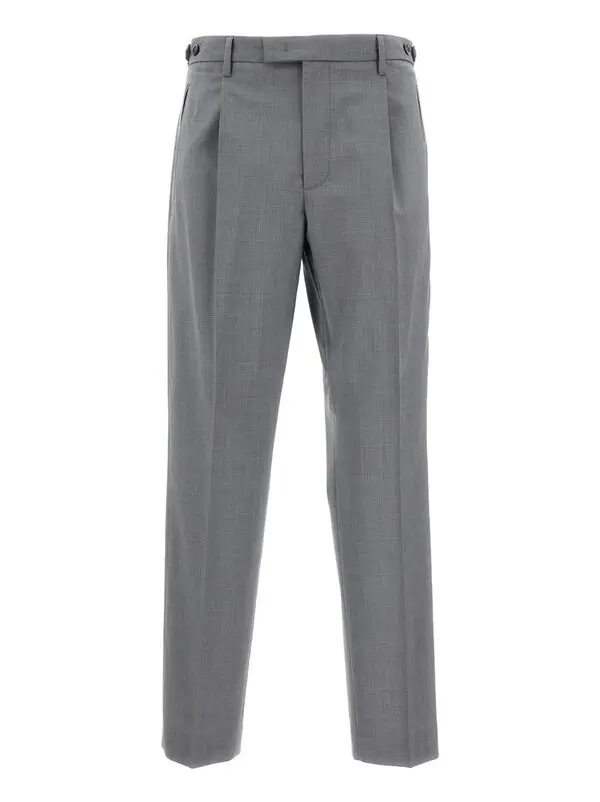 Barena Venezia High-rise Pleated Trousers - Grey
