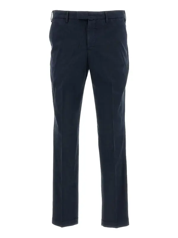 PT TORINO Master Soft Fine Cover Stretch Trousers - Blue