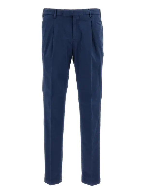 PT TORINO Pantaloni Master Stretch Satin - Blu