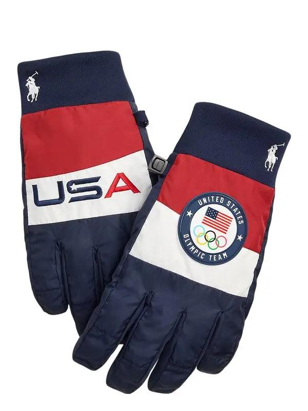 Ralph Lauren Team Usa Gloves - Navy Multi