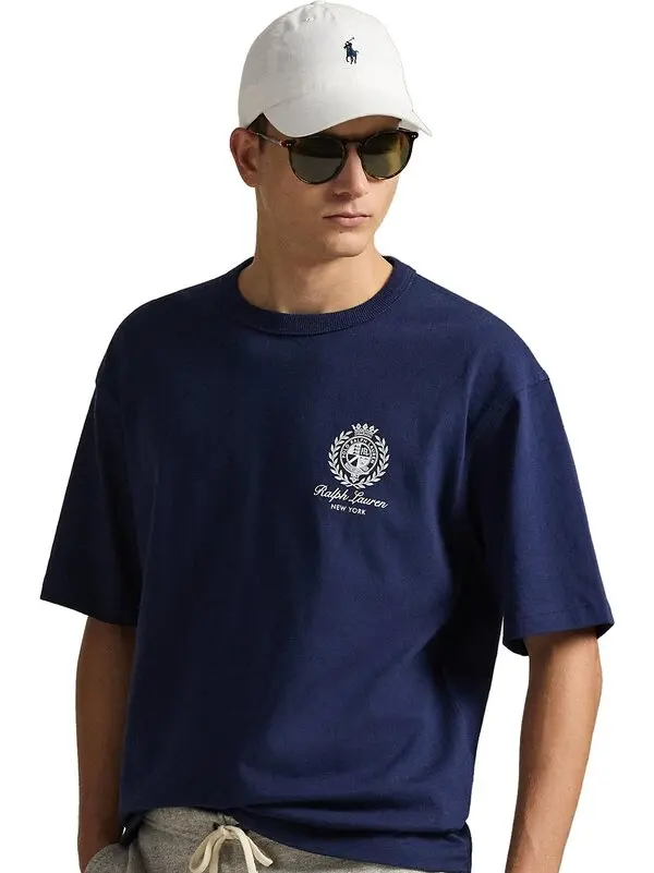 Ralph Lauren Relaxed Fit Jersey Graphic T-shirt - Newport Navy