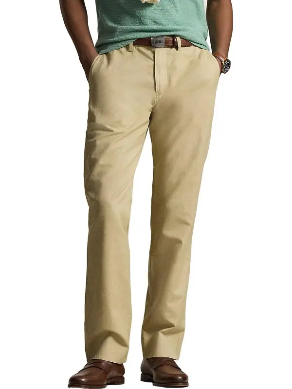 Ralph Lauren Classic Fit Linen-cotton Pant - Coastal Beige