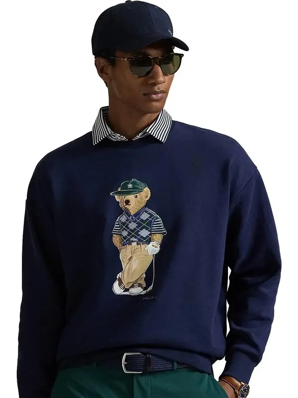 Ralph Lauren Relaxed Fit Polo Bear Fleece Sweatshirt - Refined Navy