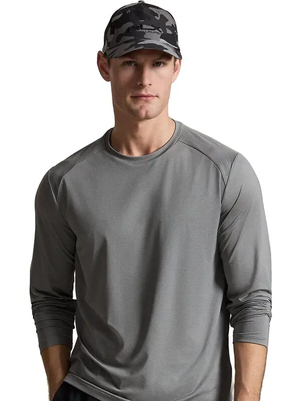 Ralph Lauren Performance Stretch Mesh Crewneck - Perfect Grey