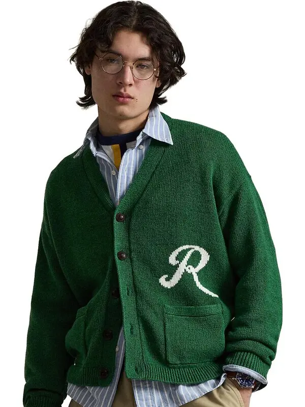 Ralph Lauren Logo Cardigan - New Forest