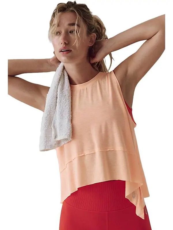Free People Tempo Uv Protection Tank - Morning Sun