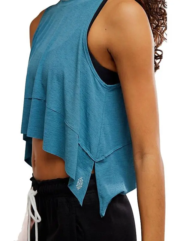 Free People Tempo Uv Protection Tank Top - Riptide
