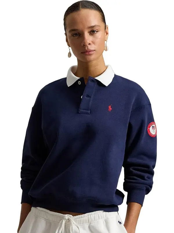Ralph Lauren Team Usa Fleece Pullover - Refined Navy