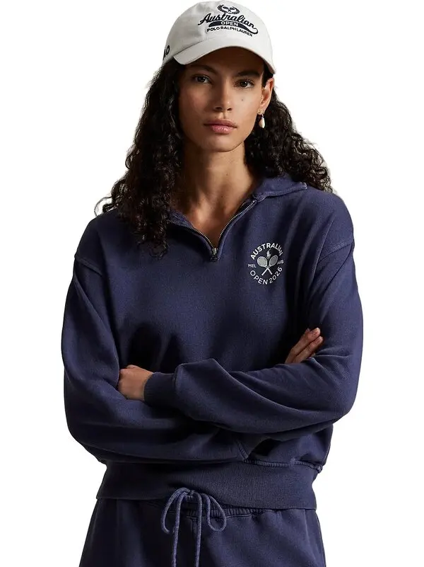 Ralph Lauren Australian Open French Terry Quarter-zip - Refined Navy