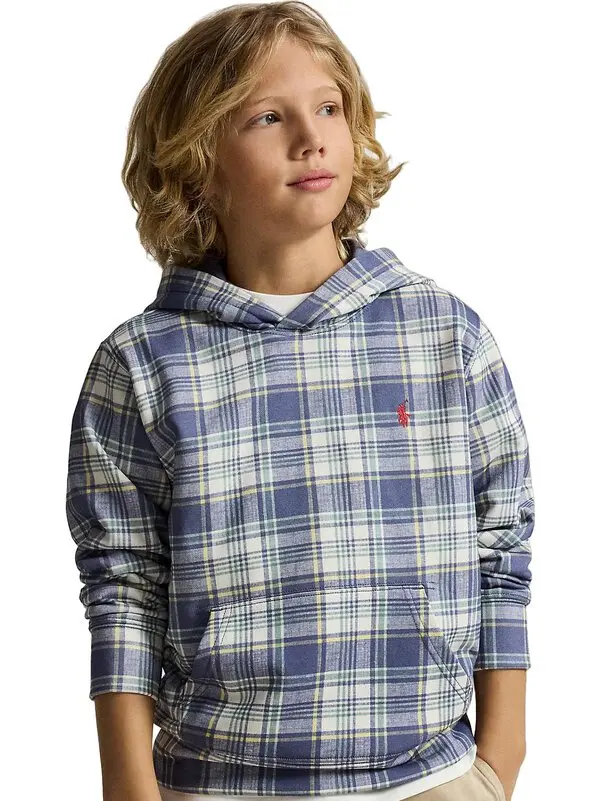 Ralph Lauren Plaid French Terry Hoodie - Milbury Plaid