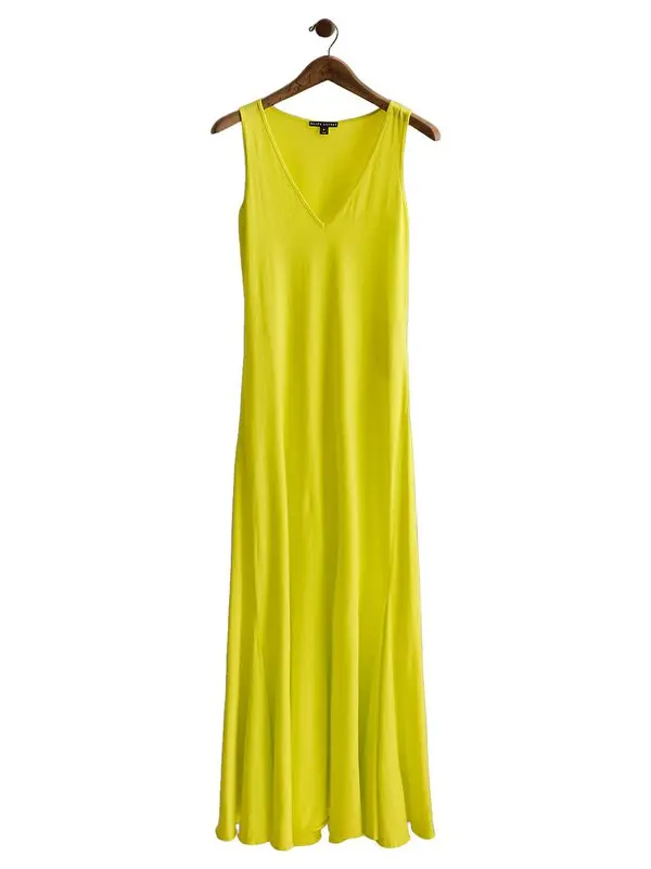 Ralph Lauren C. 2005 Cotton Sleeveless Dress - Yellow
