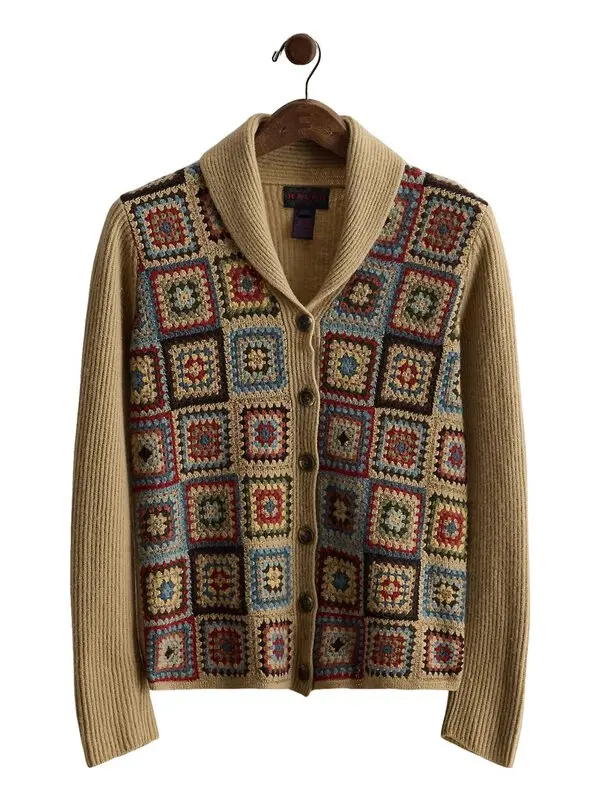 Ralph Lauren C. 1996 Lambswool Cardigan - Multi