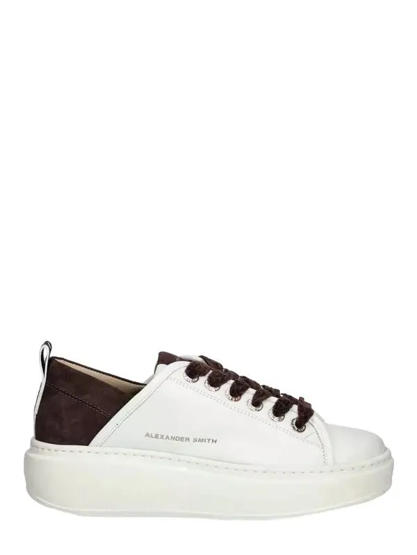 ALEXANDER SMITH Wembley Lace-up Sneakers - White