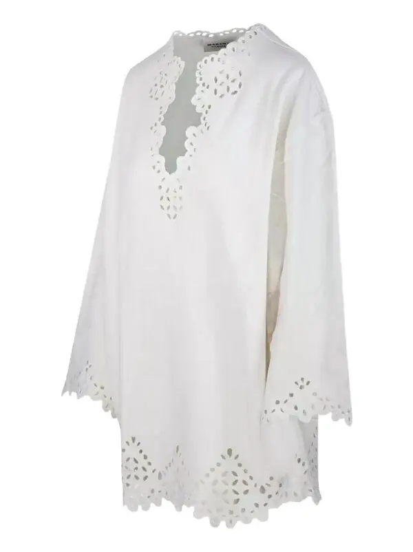 MARANT ETOILE Shana V-neck Top - Neutrals