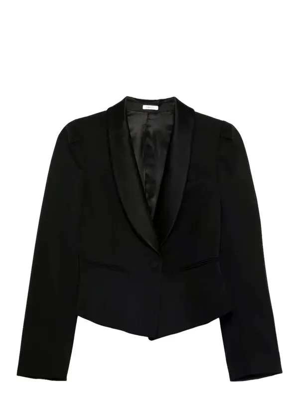 Alexander McQueen Shawl-lapel Fitted Blazer - Black