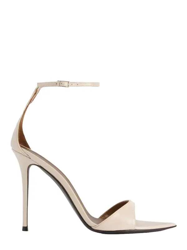 GIUSEPPE ZANOTTI Pointed-toe Stiletto Sandals - Neutrals