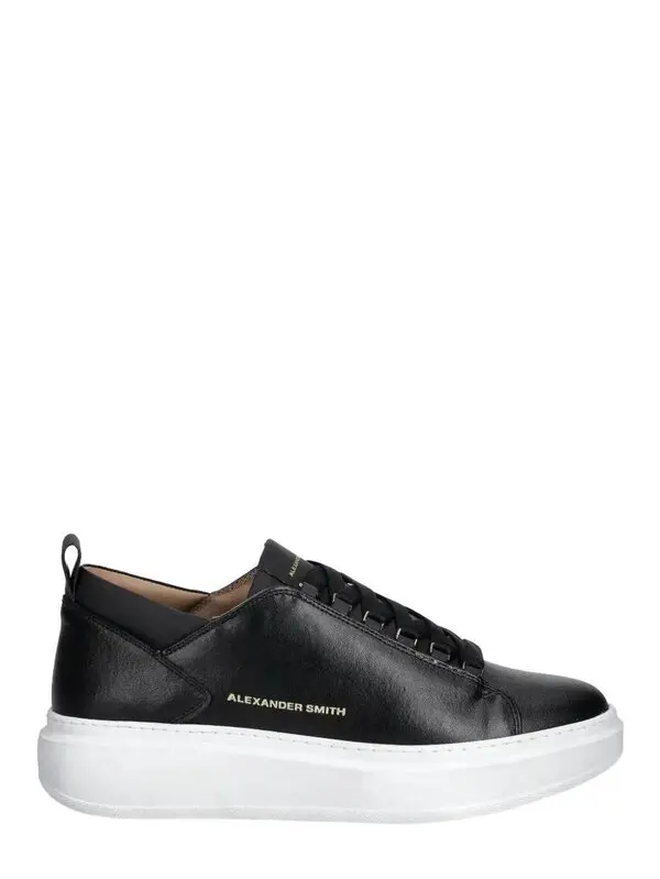 ALEXANDER SMITH Wembley Lace-up Sneakers - Black