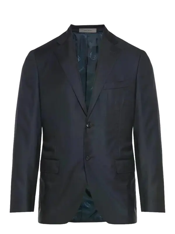 Corneliani Single-breasted Blazer - Blue