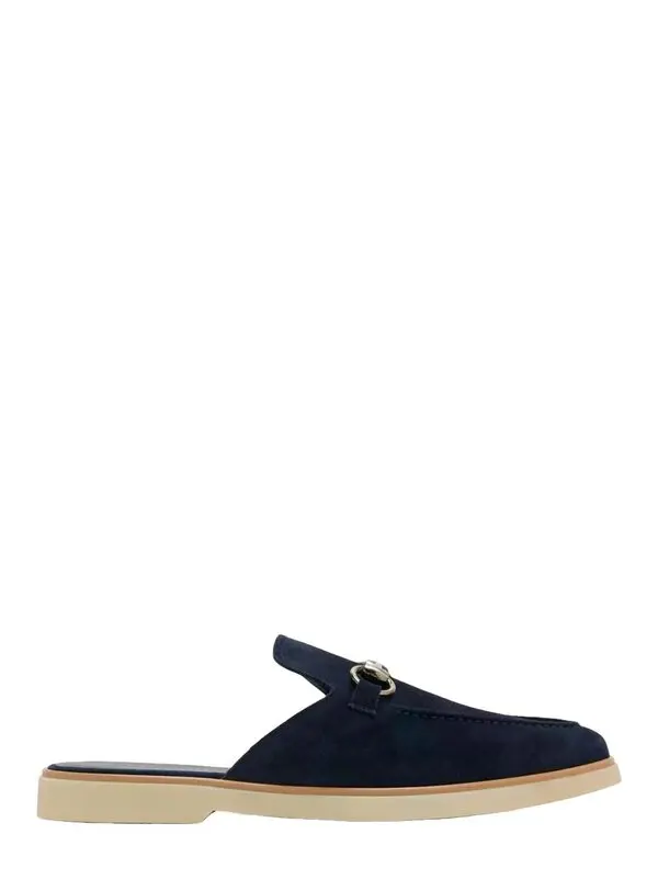 Magnanni Suede Mules - Blue