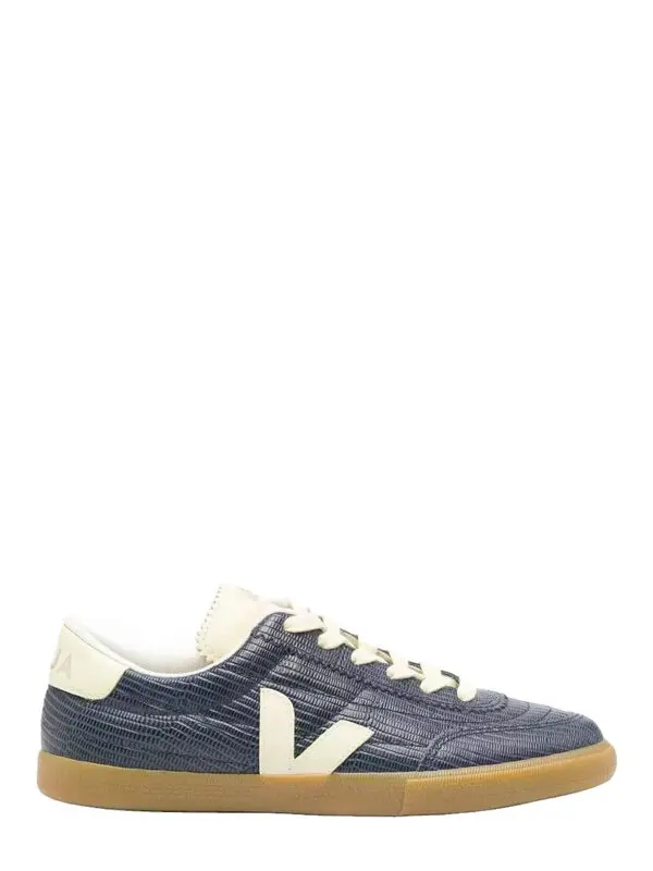 VEJA Panenka Lizard-effect Sneakers - Blue