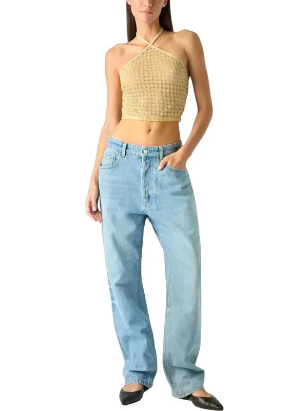 Missoni Crochet Halterneck Top - Neutrals