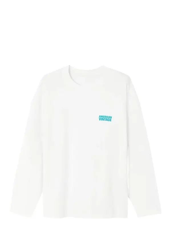 American Vintage Gixy Long-sleeve T-shirt - White