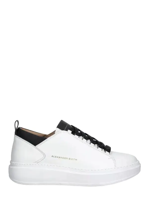 ALEXANDER SMITH Wembley Lace-up Sneakers - White
