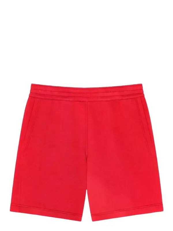 Givenchy Logo Patch Shorts - Red