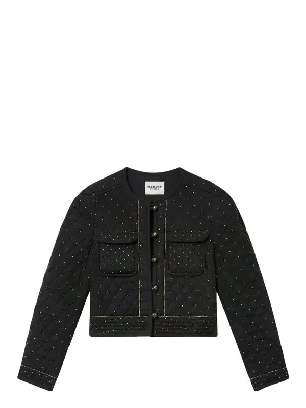 MARANT ETOILE Vania Buttoned Jacket - Black